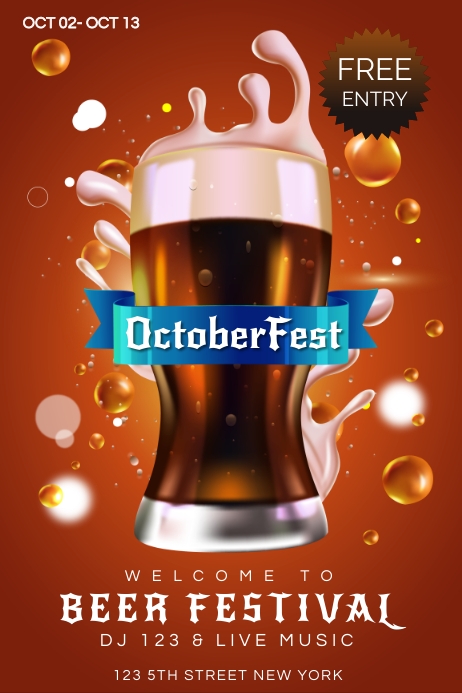 Octoberfest Template | PosterMyWall