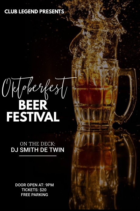 octoberfest flyer Template | PosterMyWall
