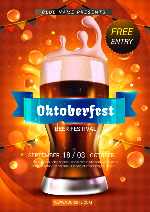 OCTOBERFEST TEMPLATE | PosterMyWall