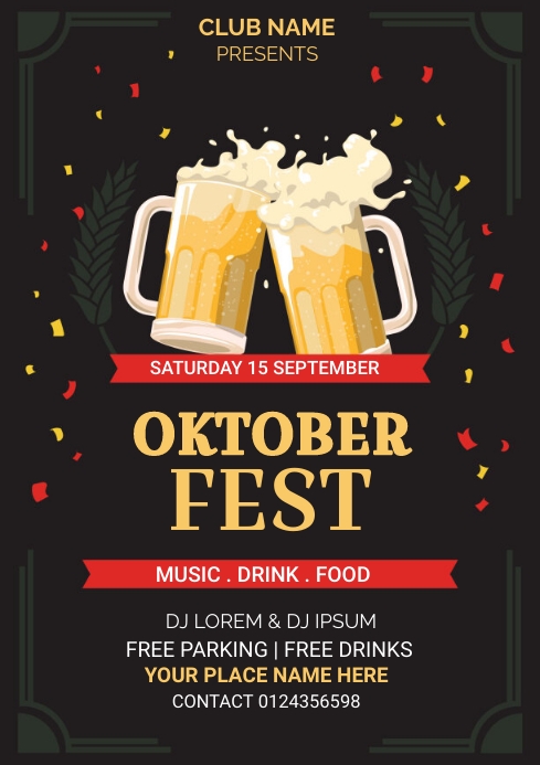 Plantilla de Octoberfest | PosterMyWall