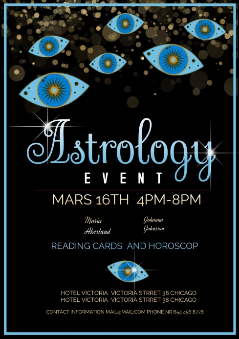 Copy of of templates flyer poster astrology event | PosterMyWall
