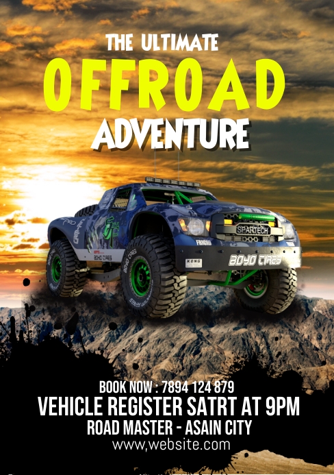 Copy of Off Road Adventure | PosterMyWall