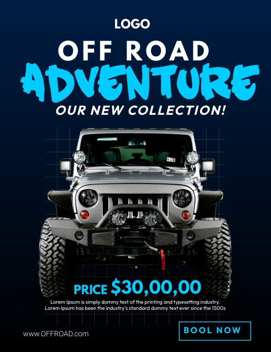 Off Road Adventure Poster Template | PosterMyWall