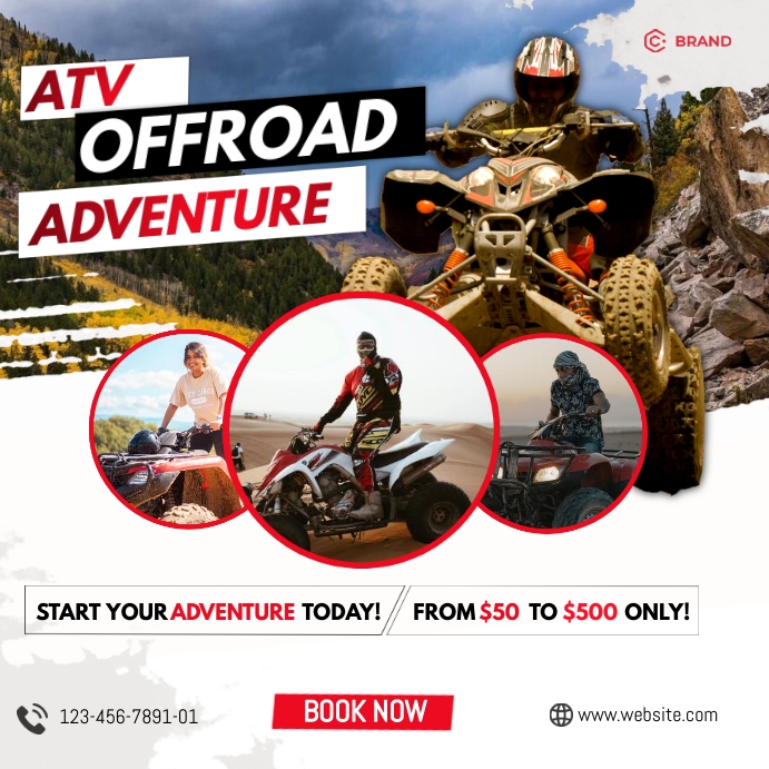 Off Road Bike Template | PosterMyWall