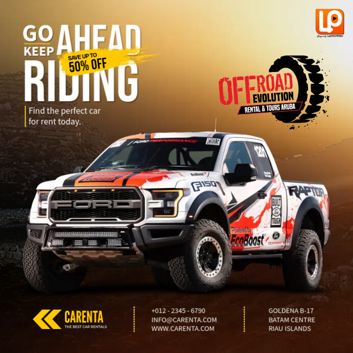 Off Road Car Template | PosterMyWall