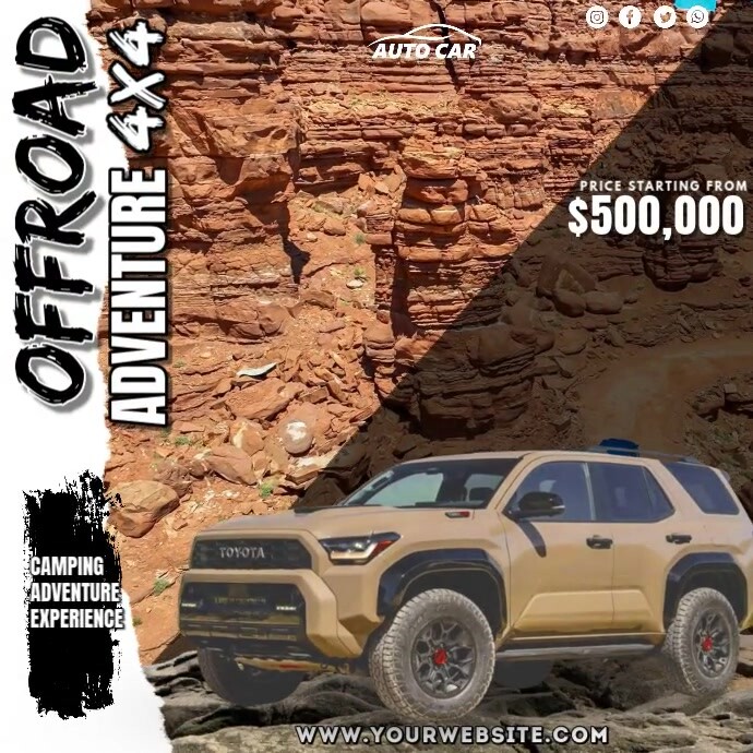 Plantilla de Off road Car For sale ads | PosterMyWall