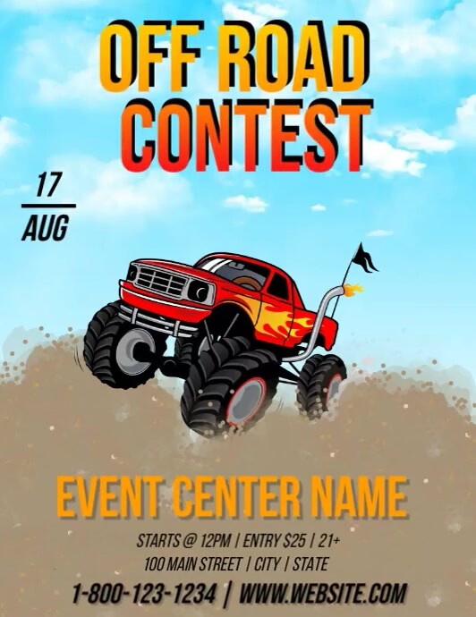 Off Road Template | PosterMyWall