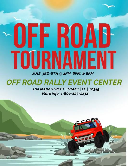 Copy of Off Road | PosterMyWall