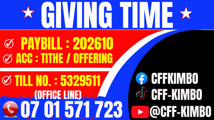 OFFERING AND TITHE YOUTUBE COVER Template | PosterMyWall