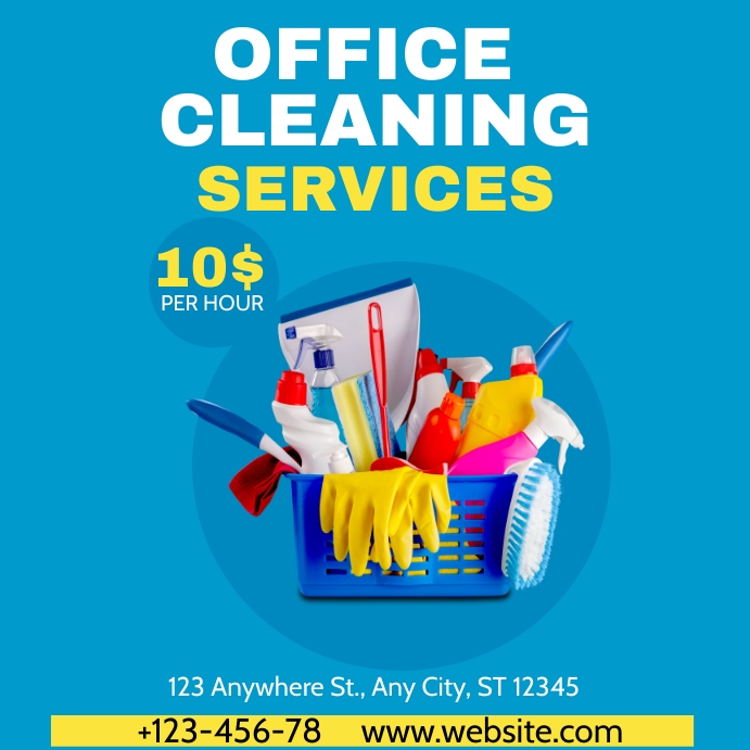 Office cleaning services Template | PosterMyWall