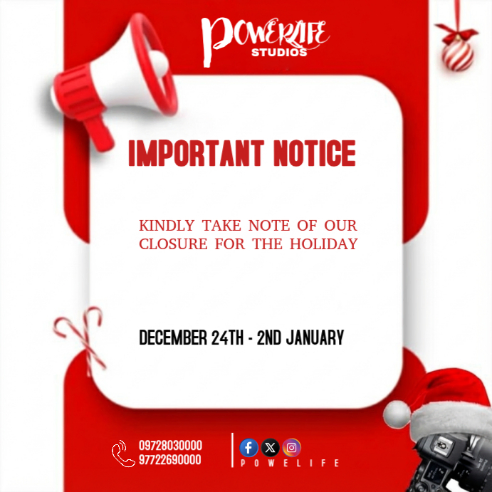 Office closed flyer Template | PosterMyWall