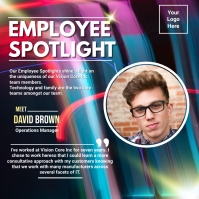 Office Employee Spotlight Template | PosterMyWall