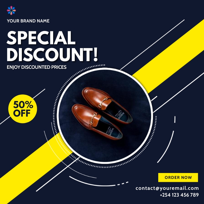 official leather men shoes fashion sale flyer Template | PosterMyWall