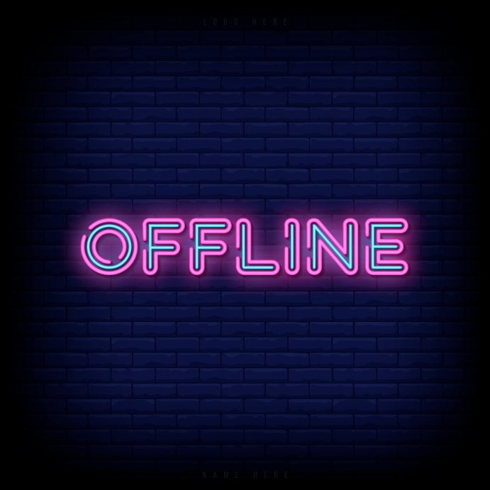 offline alert template | PosterMyWall