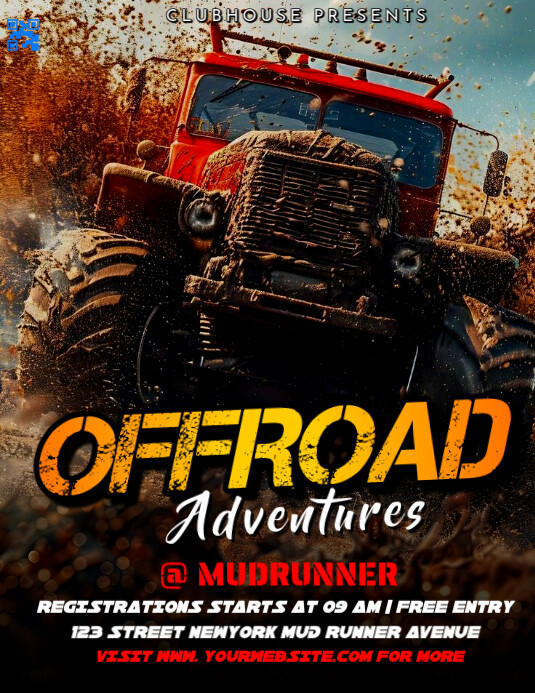 Offroad events posters Template | PosterMyWall