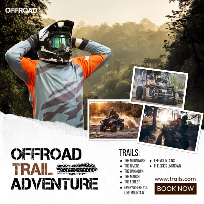 Offroad Trail Adventure Template | PosterMyWall