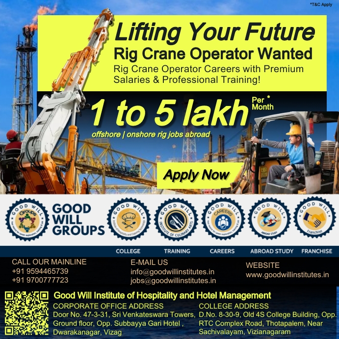 Copy of offshore onshore rig jobs abroad (6) | PosterMyWall