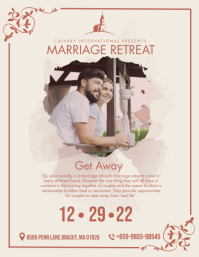 Couples Retreat Flyer Template | PosterMyWall
