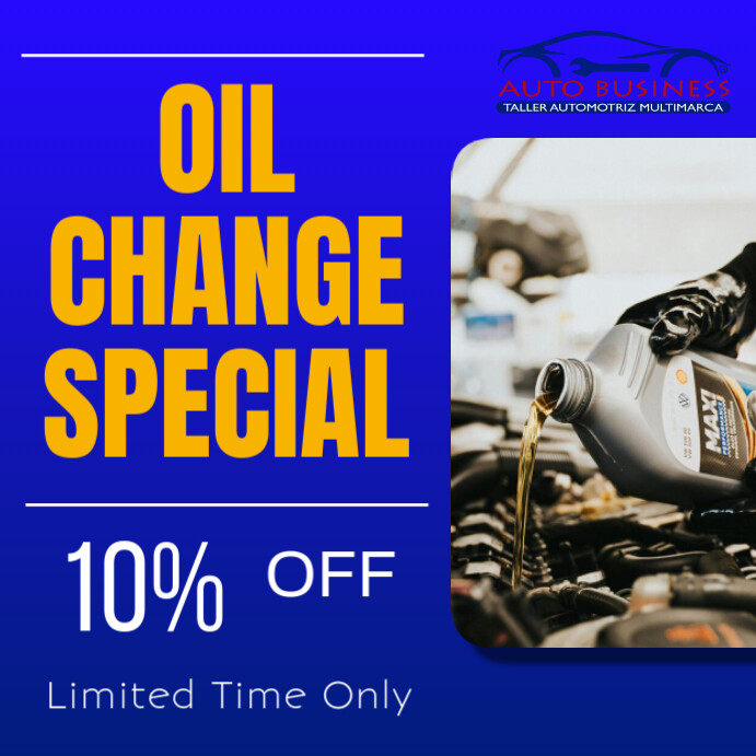 oil change flyer Template | PosterMyWall