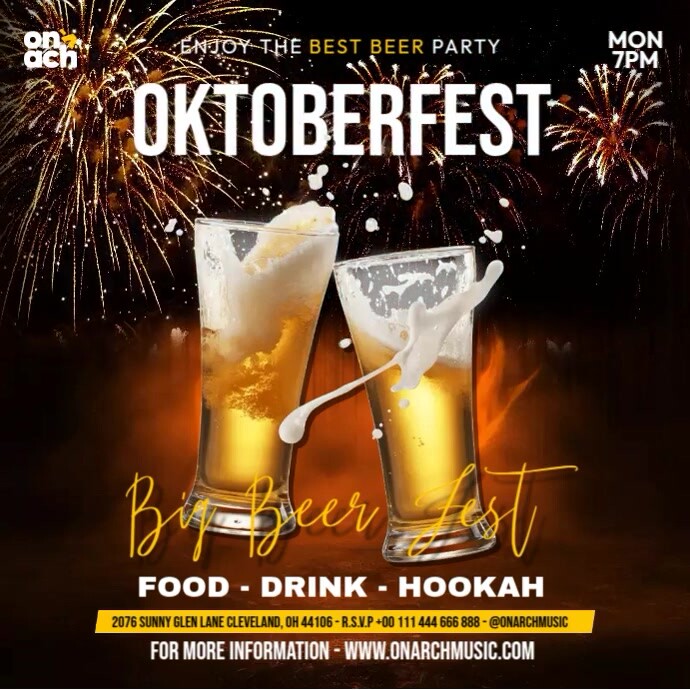 Oktober Fest Celebration Ads Template | PosterMyWall