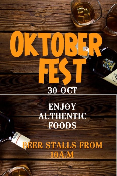 OKTOBER FEST Template | PosterMyWall