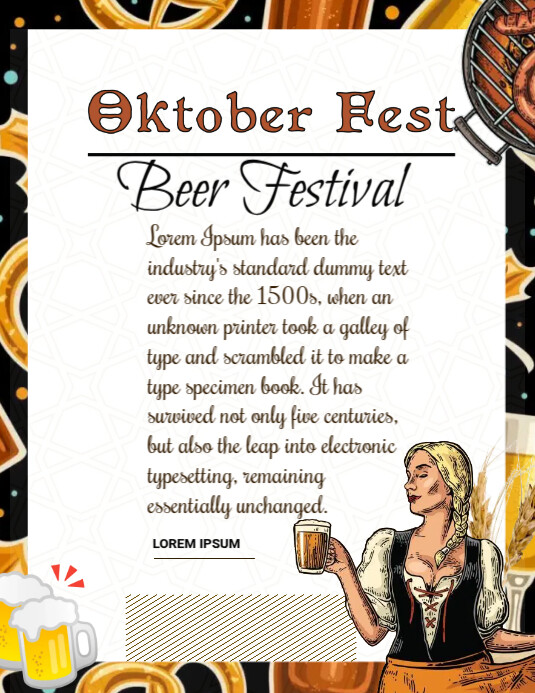 Oktober Fest Design Template | PosterMyWall