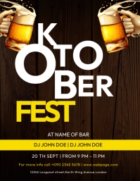 OKTOBER BEER FEST FLYER Template | PosterMyWall