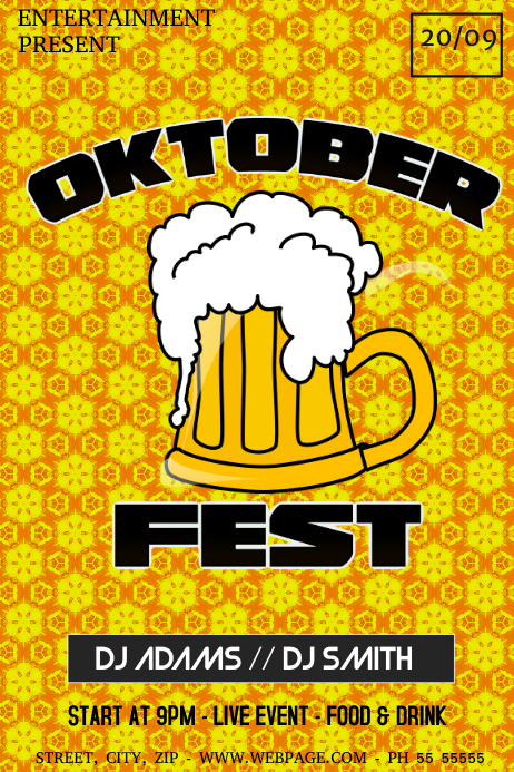 Oktober fest flyer template | PosterMyWall