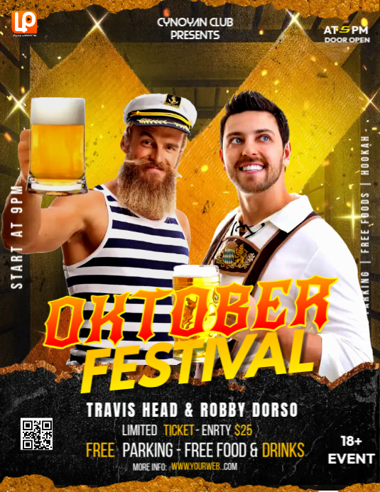 Oktober Festival Party Template | PosterMyWall