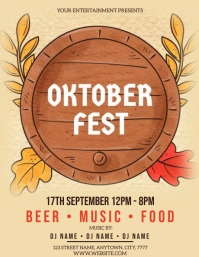 OKTOBER FEST FLYER Template | PosterMyWall