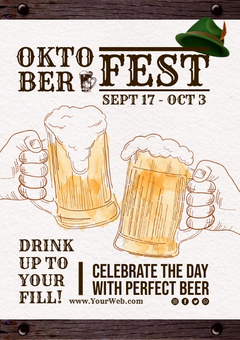 Oktoberfest Celebration Template | PosterMyWall