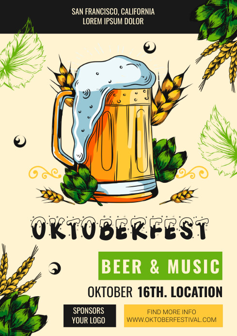 OKTOBERFEST Template | PosterMyWall