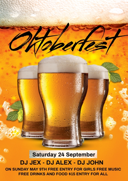Oktoberfest Template | PosterMyWall
