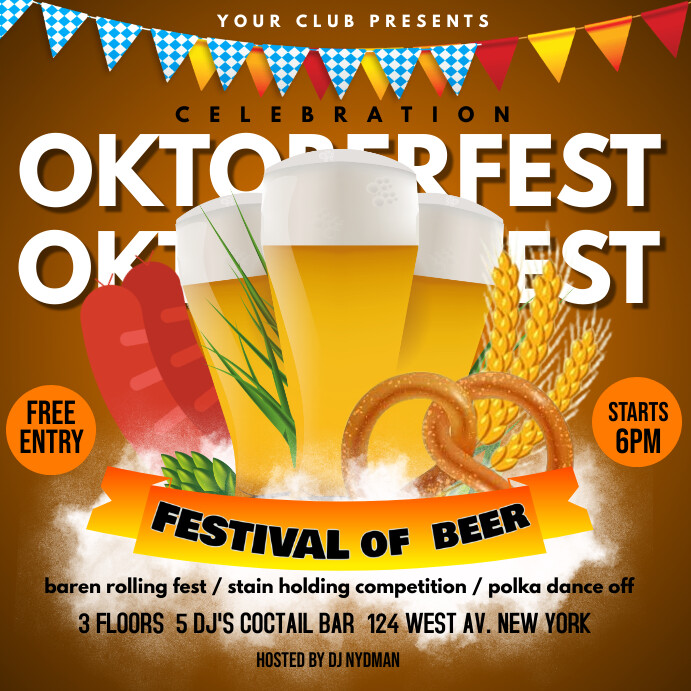 oktoberfest Template | PosterMyWall