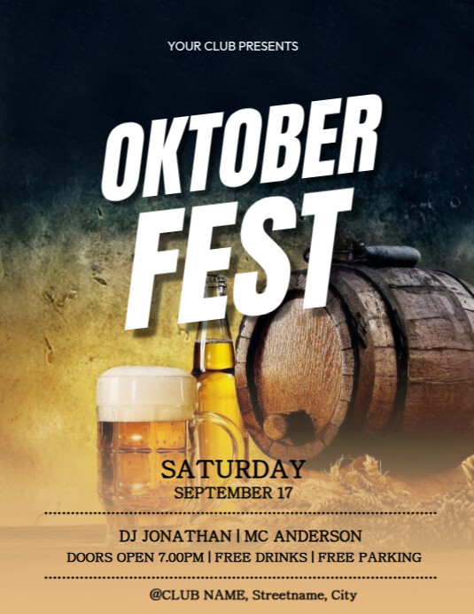 Oktoberfest Template | PosterMyWall