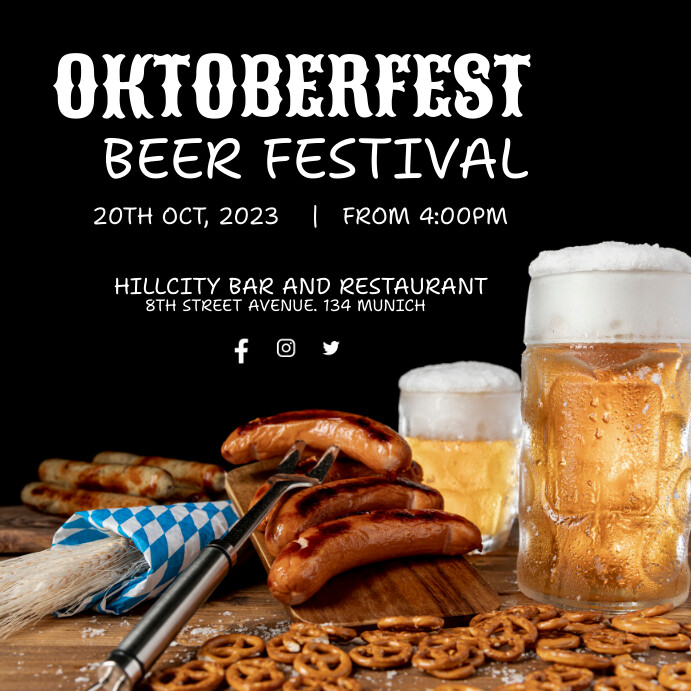 oktoberfest Template | PosterMyWall