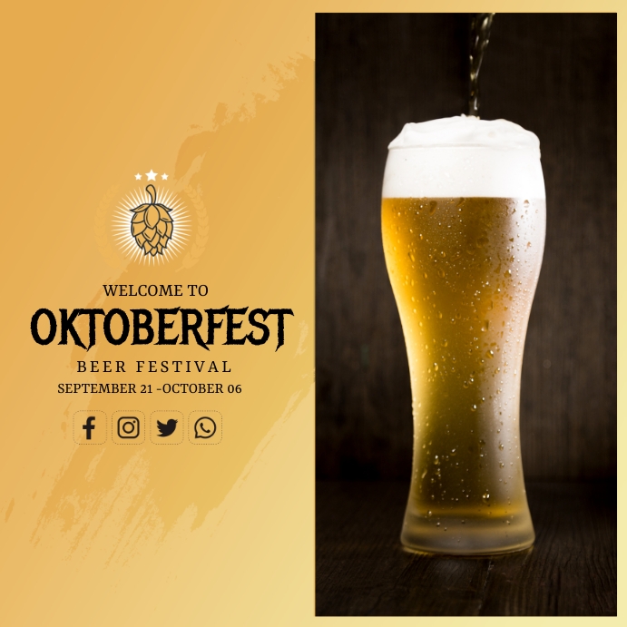 Oktoberfest Template | PosterMyWall