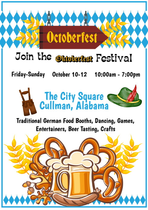 Oktoberfest Event Flyer Template | PosterMyWall