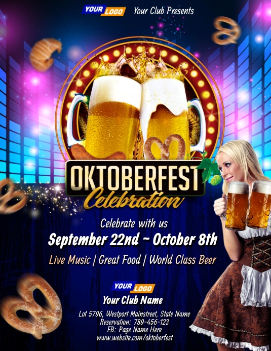 Oktoberfest Event Flyer Template | PosterMyWall