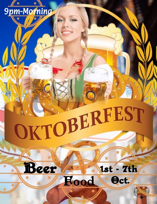 Oktoberfest flyer Template | PosterMyWall