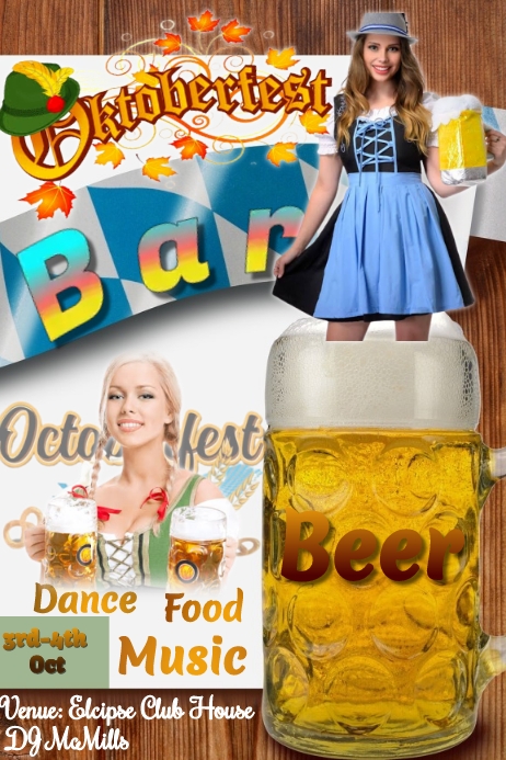 Oktoberfest flyer Template | PosterMyWall