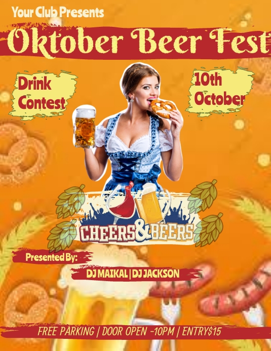 oktoberfest flyer Template | PosterMyWall