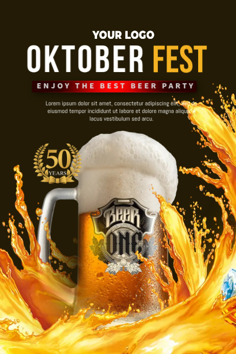 Oktoberfest Flyer Template | PosterMyWall
