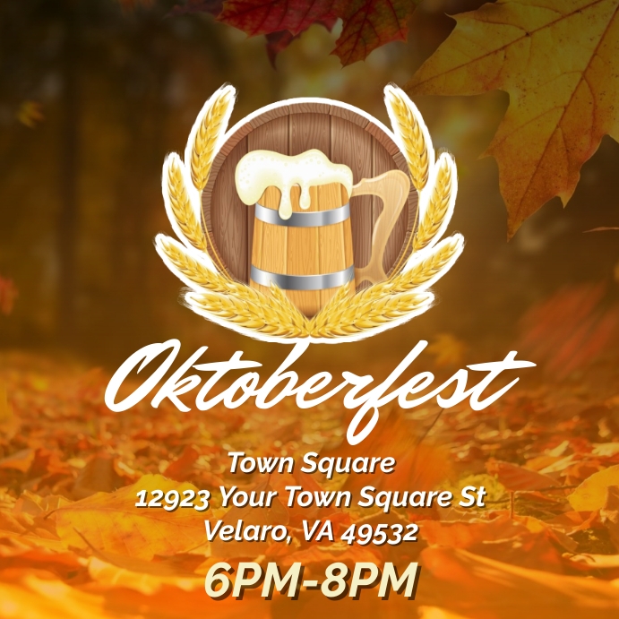 Oktoberfest Flyer Template | PosterMyWall