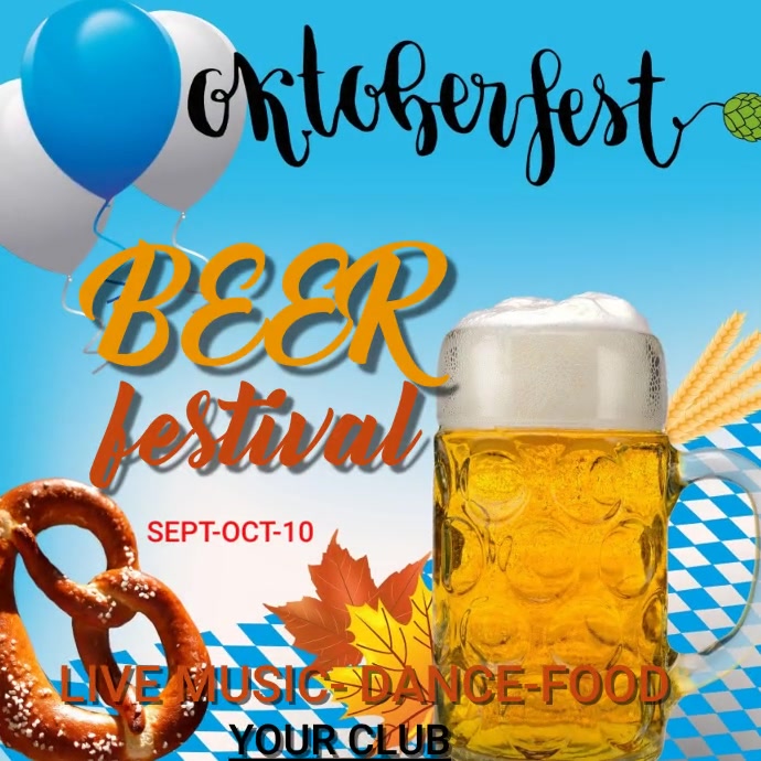 Oktoberfest Flyers Template | PosterMyWall