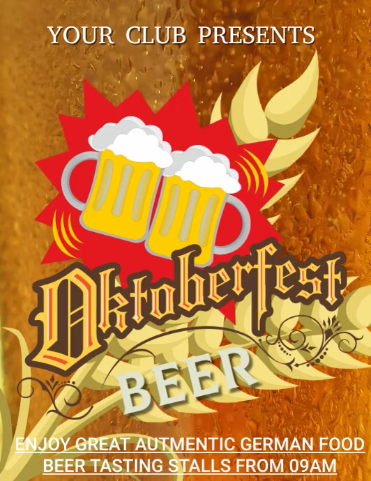 Oktoberfest Flyers Template | PosterMyWall