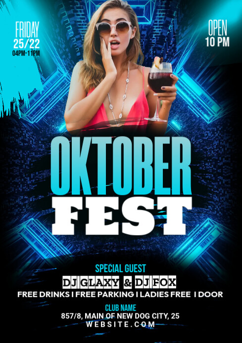 Oktoberfest Flyers Template | PosterMyWall
