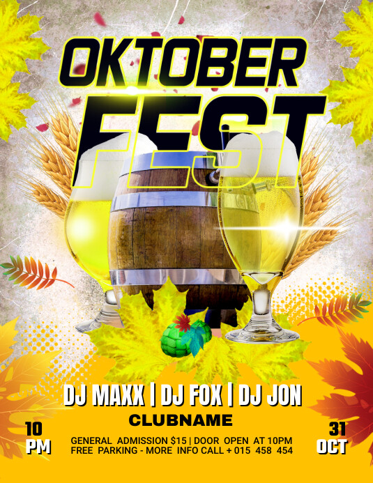 De Modèle de Conception D'annonce de Fête Oktoberfest | PosterMyWall