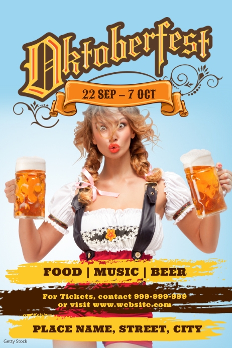 Oktoberfest Poster Template | PosterMyWall