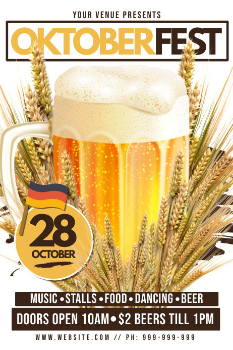 Oktoberfest Poster Template | PosterMyWall